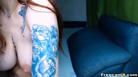 Super Hot Tattooed Babe Fingering With Her Pussy Eporner