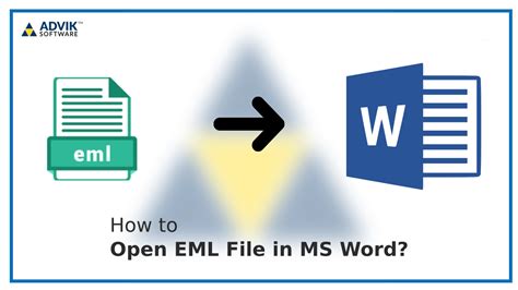 How To Open EML File In Microsoft Word