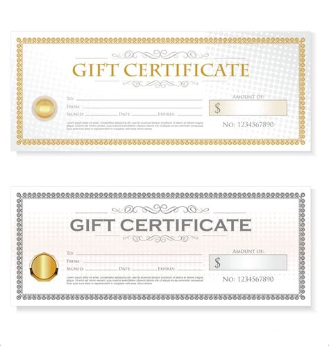 상품권 디자인 Png 벡터 Freepik에서 무료 고품질 벡터를 다운로드하세요 Freepik