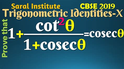 Prove that cot θ cosecθ cosecθ cot square theta cosec theta cosec theta