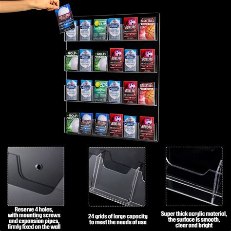 Weysat Acrylic Brochure Pamphlet Holder Brochure Display