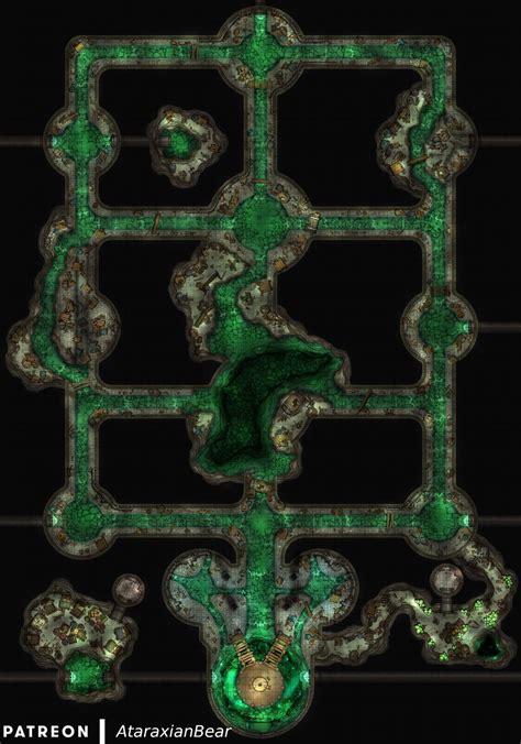 A Deep And Big Dungeon Full Of Spiders 50x80 Rdungeondraft