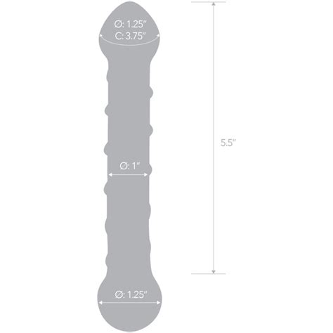 Gläs Spiral Glass Dildo Clear And Blue