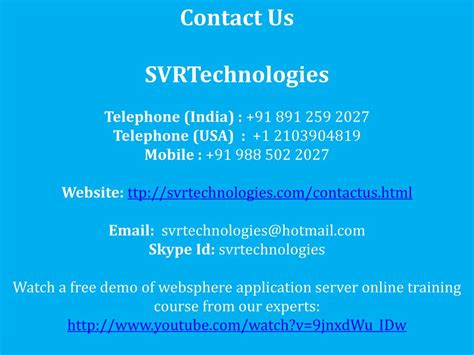 Ppt Websphere Application Server Online Training Powerpoint