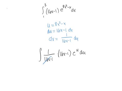 Solved Consider The Definite Integral ∫1316 X 1 E8 X2 X D X Let