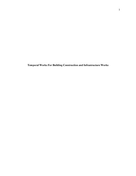 Temporary Works Practical Temporal Works For Building Construction