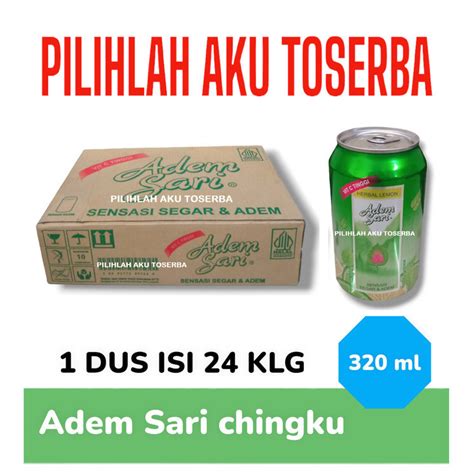 Jual ADEM SARI CHINGKU Rasa LEMON HERBAL KALENG Ml HARGA DUS Shopee Indonesia