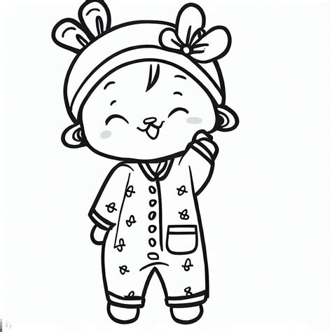 Desenhos De Pijama Fofo Para Colorir E Imprimir Colorironlinecom
