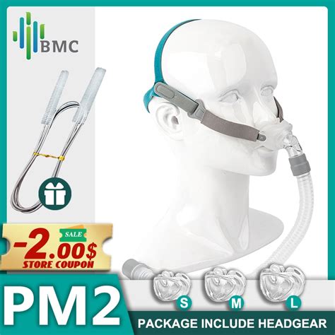Bmc P2 Nasal Pillows Mask Use For Cpap Bipap With Full Size Silicone