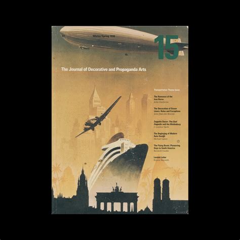 The Journal Of Decorative And Propaganda Arts 15 Transportation Theme