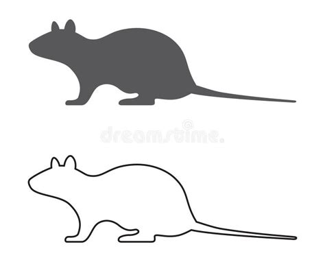 Rat Mouse Icon Stock Vector Illustration Of Domestic 330523431
