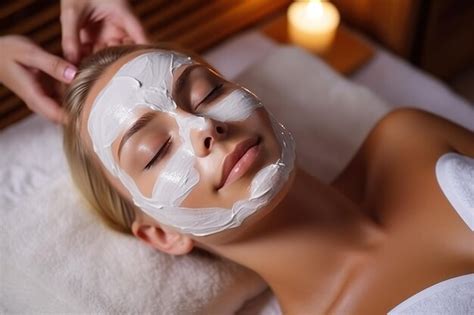 Premium Ai Image Indulgent Bliss Serene Model Embracing Spa