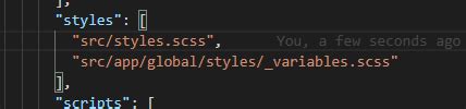 Sass Why Is Use In My Scss Files Not Working In My Angular 9 1 0