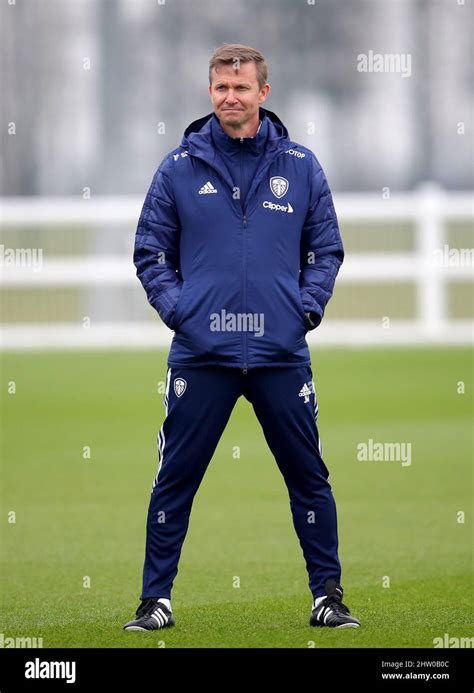 Leeds United Manager Jesse Marsch During A Training Session At Thorp