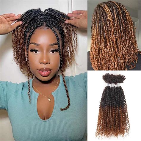 Qvr Human Afro Kinky V Bulk Natural Curly Hair For Kinky Twist Crochet