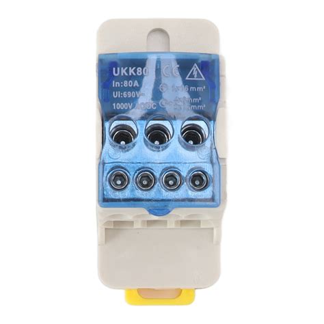 Din Rail Power Junction Box Electrical Terminal Block Connector