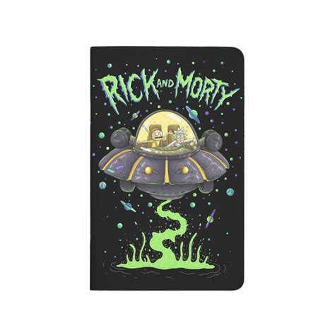 RICK AND MORTY Illustrated Space Flight Graphic Journal Zazzle