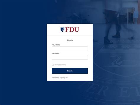 Fdu Sso Login Guide Fairleigh Dickinson University It