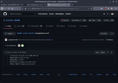 Armbian Using Create Patches Zuckerbude