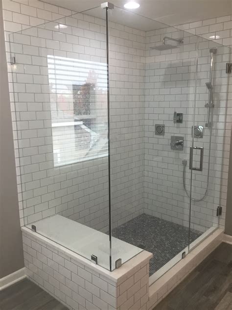 Another Beautiful Frameless Shower Installed Today Chrome Finish