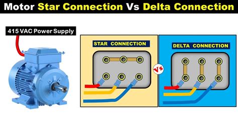 Difference Between Motor Star Connection And Delta Connection