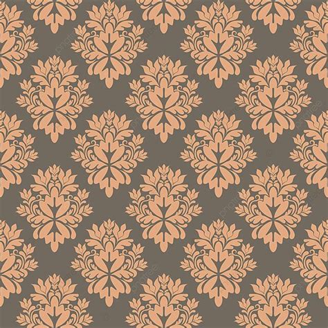 Seamless Damask 壁紙 復興 Old Foliage 向量 復興 老的 葉子向量圖案素材免費下載，png，eps和ai素材