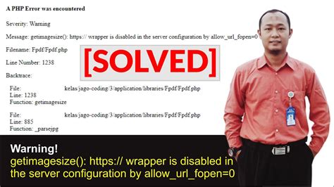 [solved] 😎 getimagesize wrapper is disabled in the server