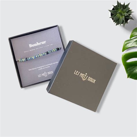 Bracelet Homme Bonheur Les Mots Doux Bijoux Code Morse