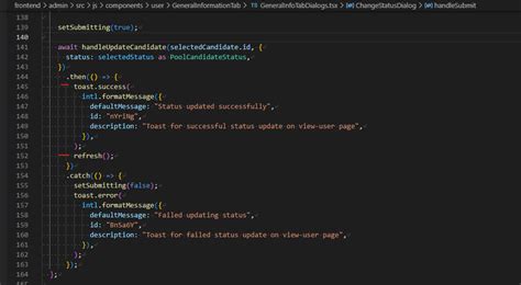 Toast Not Really Visible For Users Page Actions · Issue 4685 · Gctc