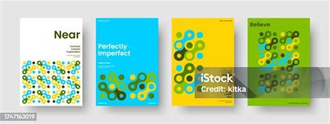 Template Latar Belakang Modern Tata Letak Banner Kreatif Desain Laporan