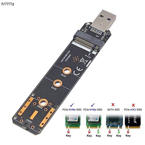 Nvme Usb Adaptador M 2 Nvme Para Usb 3 1 Ssd Adaptador 10gbps Usb3 1