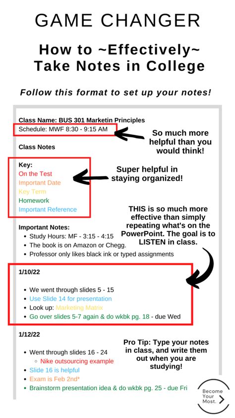 Take Better Notes The Best Guide Transform Your Grades Now Become