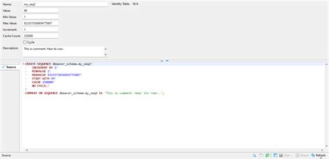 Sequence Ddl Is Not Refreshed With A Corresponding Button · Issue