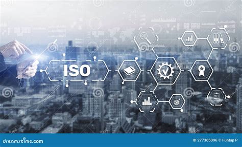 ISO Certification Concept Standard Quality Control International Information Security Standard