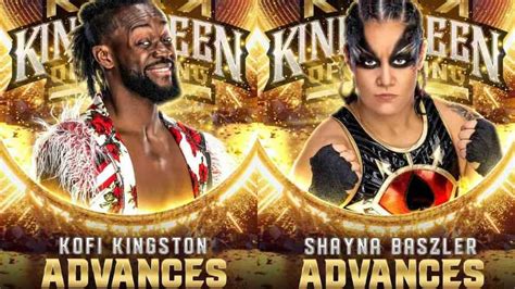 Kofi Kingston And Shayna Baszler Advance To The Quarterfinals Of Wwe