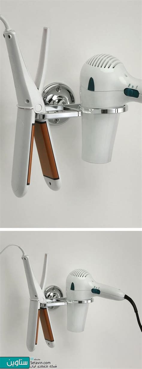 ایده هایی برای سازماندهی سشوار و اتوی مو در خانه ستاوین