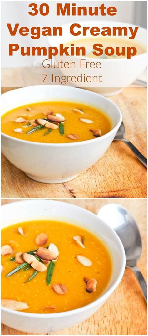 Vegan Pumpkin Soup Recipe Gluten Free Paleo