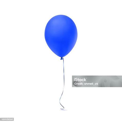 블루 풍선 아이콘크기 흰색 바탕에 흰색 배경 2015년에 대한 스톡 벡터 아트 및 기타 이미지 2015년 공기 주입 기념일 Istock