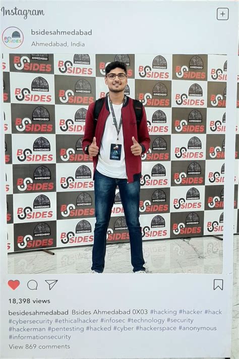 Margik Bhatt On Linkedin Security Cyber Infosec Networking Ahmedabad Cybersecurity