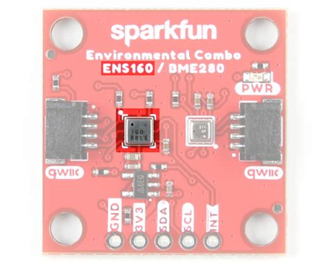 Hardware Overview Sparkfun Environmental Combo Breakout Ens160 Bme280