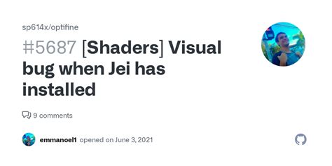Shaders Visual Bug When Jei Has Installed · Issue 5687 · Sp614x