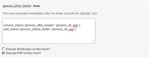 Display Nav Menu In Genesis Footer