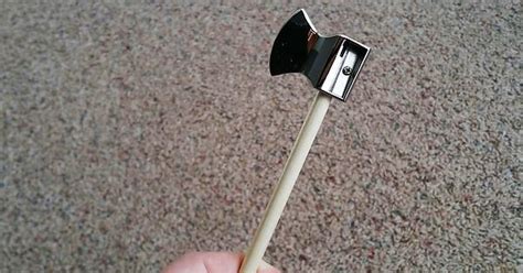 This Axe Head Doubles As A Pencil Sharper Album On Imgur