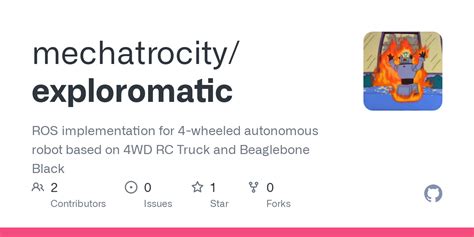 GitHub Mechatrocity Exploromatic ROS Implementation For 4 Wheeled Autonomous Robot Based On