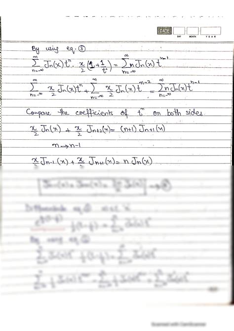 SOLUTION Bessel Functions Msc Part 1 Studypool