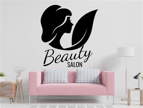 Beauty Salon Wall Decal Beauty Vinyl Sticker Makeup Wall Art Etsy