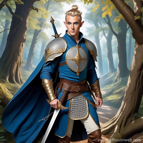 Half Elf Warriors Transformation In Woods Stable Diffusion Online