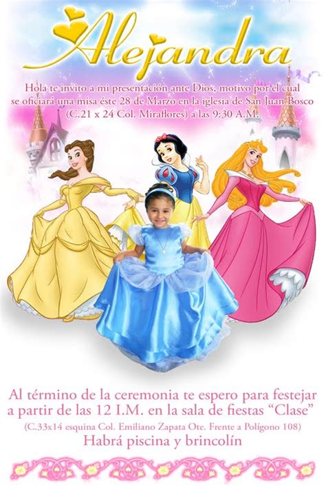 Modelos De Invitaciónes De Princesas Imagui