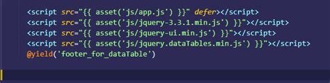 Uncaught Typeerror Datatable Is Not A Function At Htmldocument