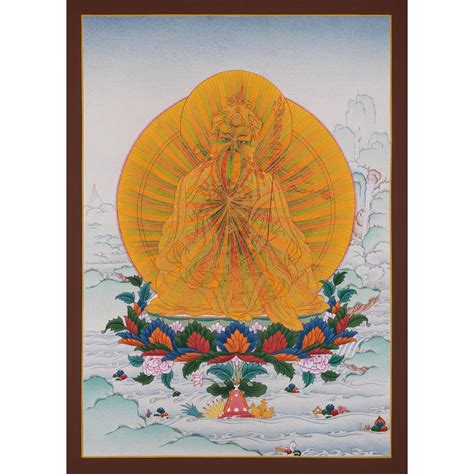 Guru Rinpoche Thangka Print Padmasambhava Rainbow Body Tibetan Art Etsy